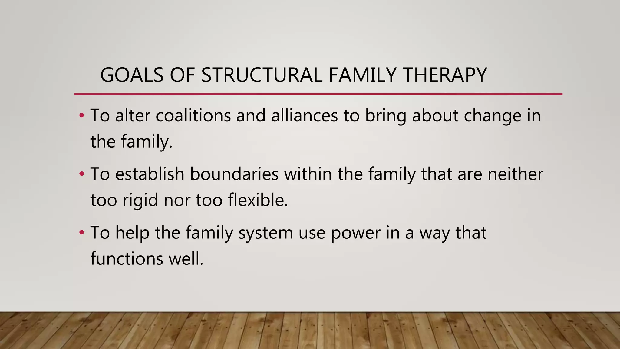 Structural family therapy | PPTX