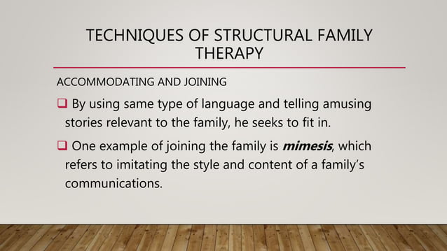Structural family therapy | PPTX | Physical Therapy | Wellness