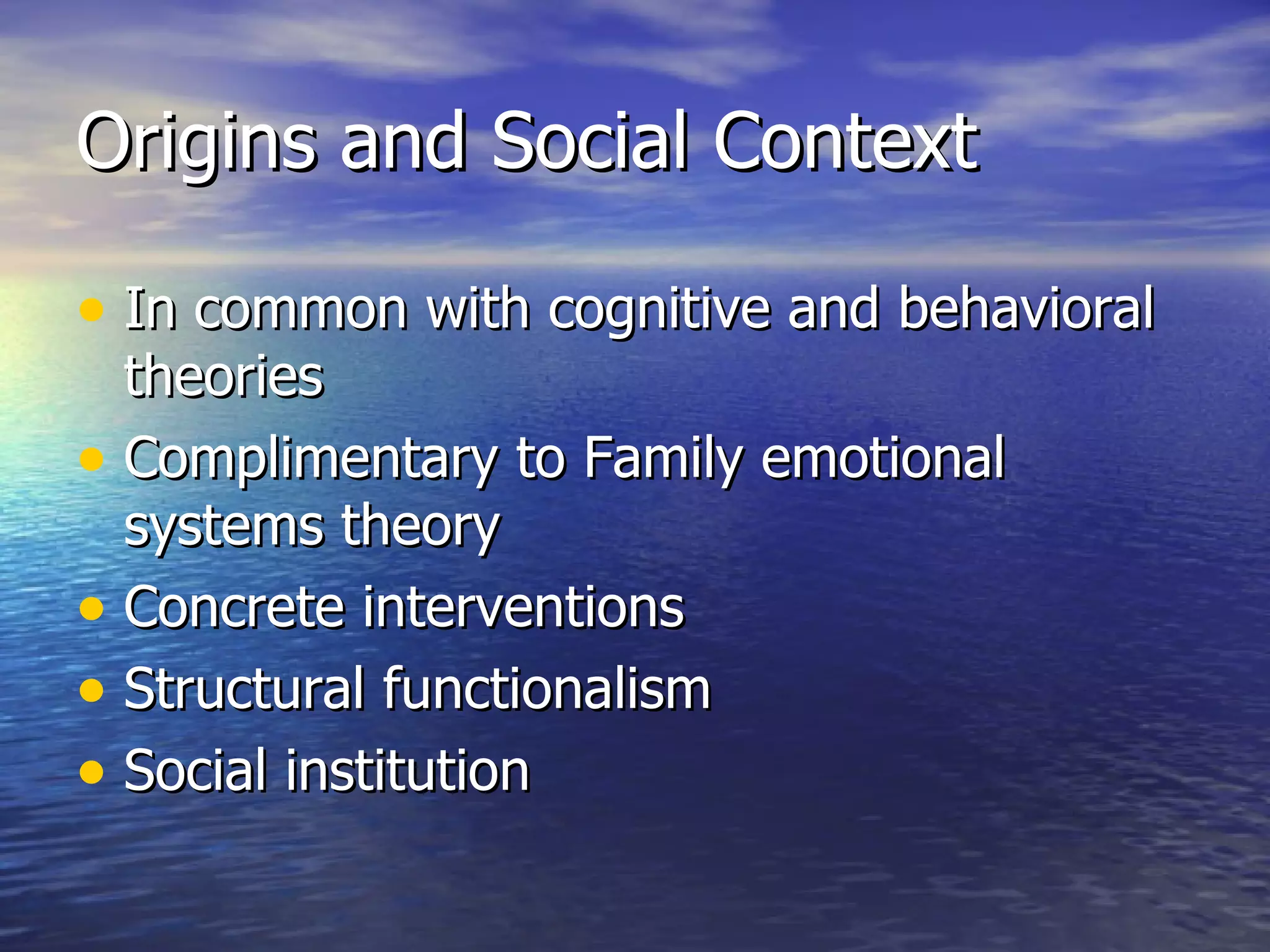 Structural Family Theory Ppt | PPT