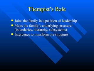 Structural family therapy | PPT