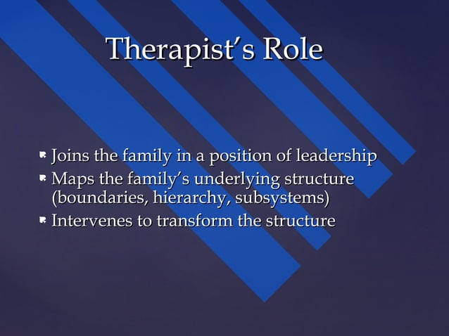 Structural family therapy | PPT | Physical Therapy | Wellness