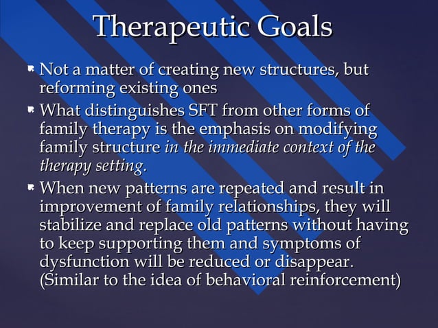 Structural family therapy | PPT | Physical Therapy | Wellness