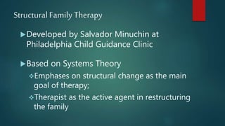 Structural Family Therapy | PPTX