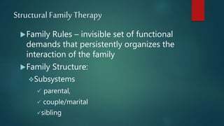 Structural Family Therapy | PPTX