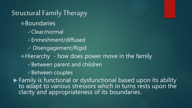 Structural Family Therapy | PPTX | Physical Therapy | Wellness