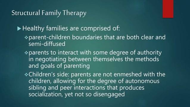 Structural Family Therapy | PPTX | Physical Therapy | Wellness