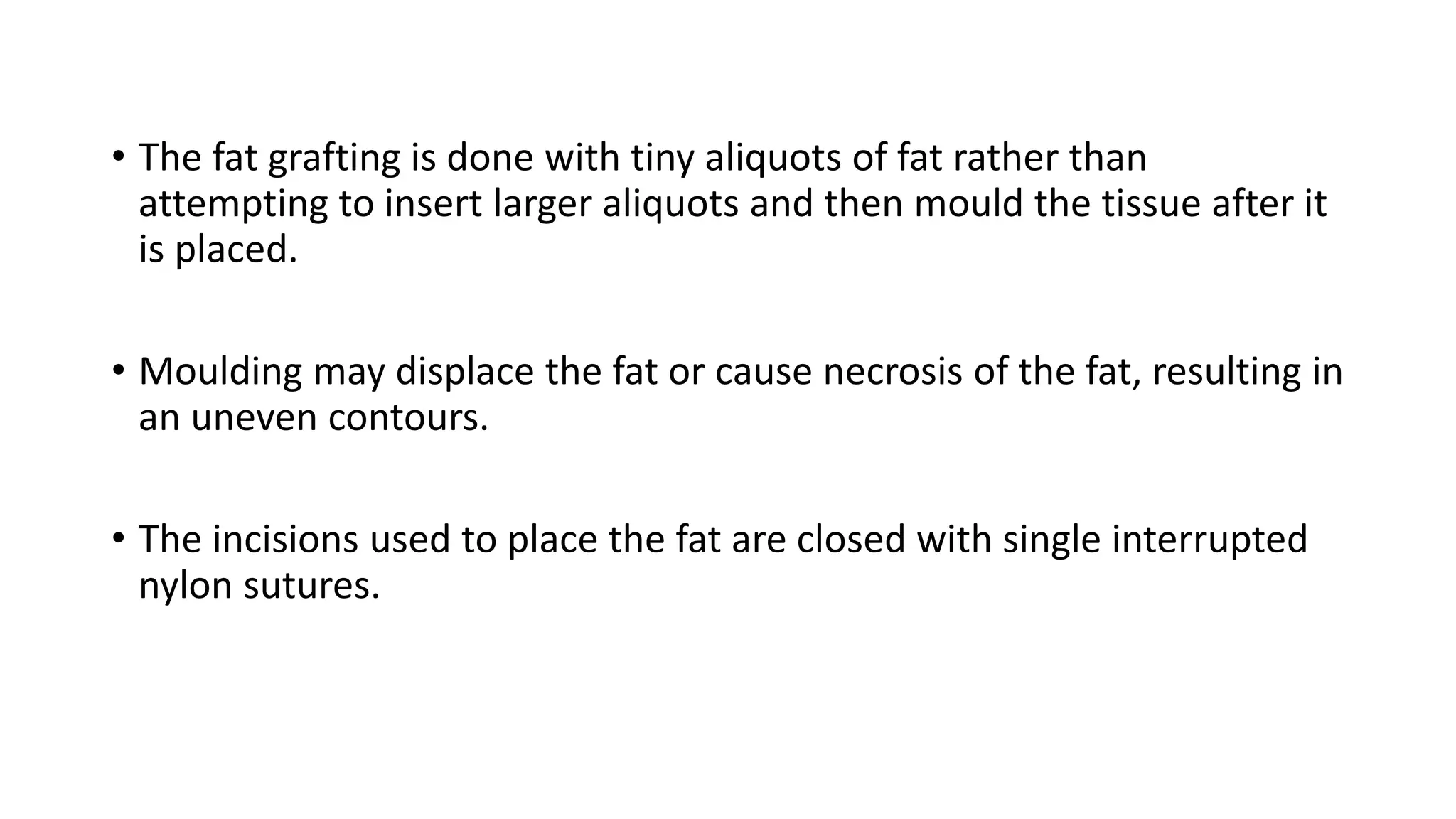 Structural fat grafting in plastic surgery. | PPTX
