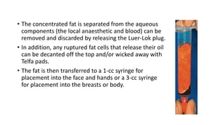 Structural fat grafting in plastic surgery. | PPTX