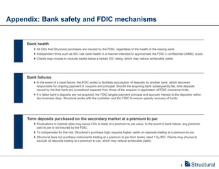 Structural FDIC Insured Cash Management | PDF