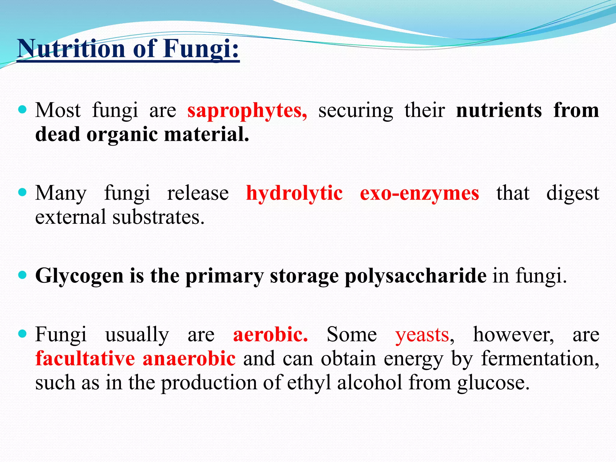 Structural features and classification of fungi | PPTX