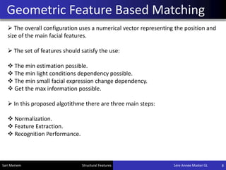 Structural features for face recognition | PPTX