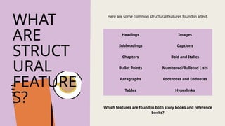 Structural Features Presentation Education Presentation in Cream Purple ...