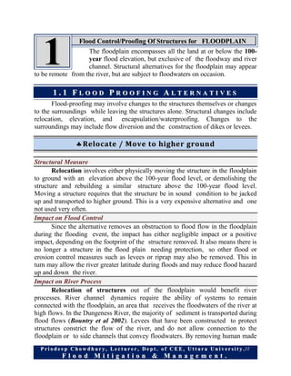 Structural flood control options | PDF