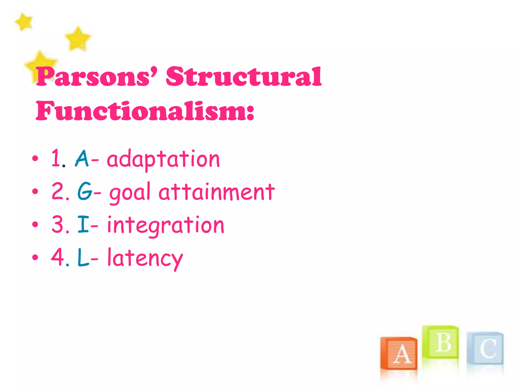 Structural Functionalism | PPTX
