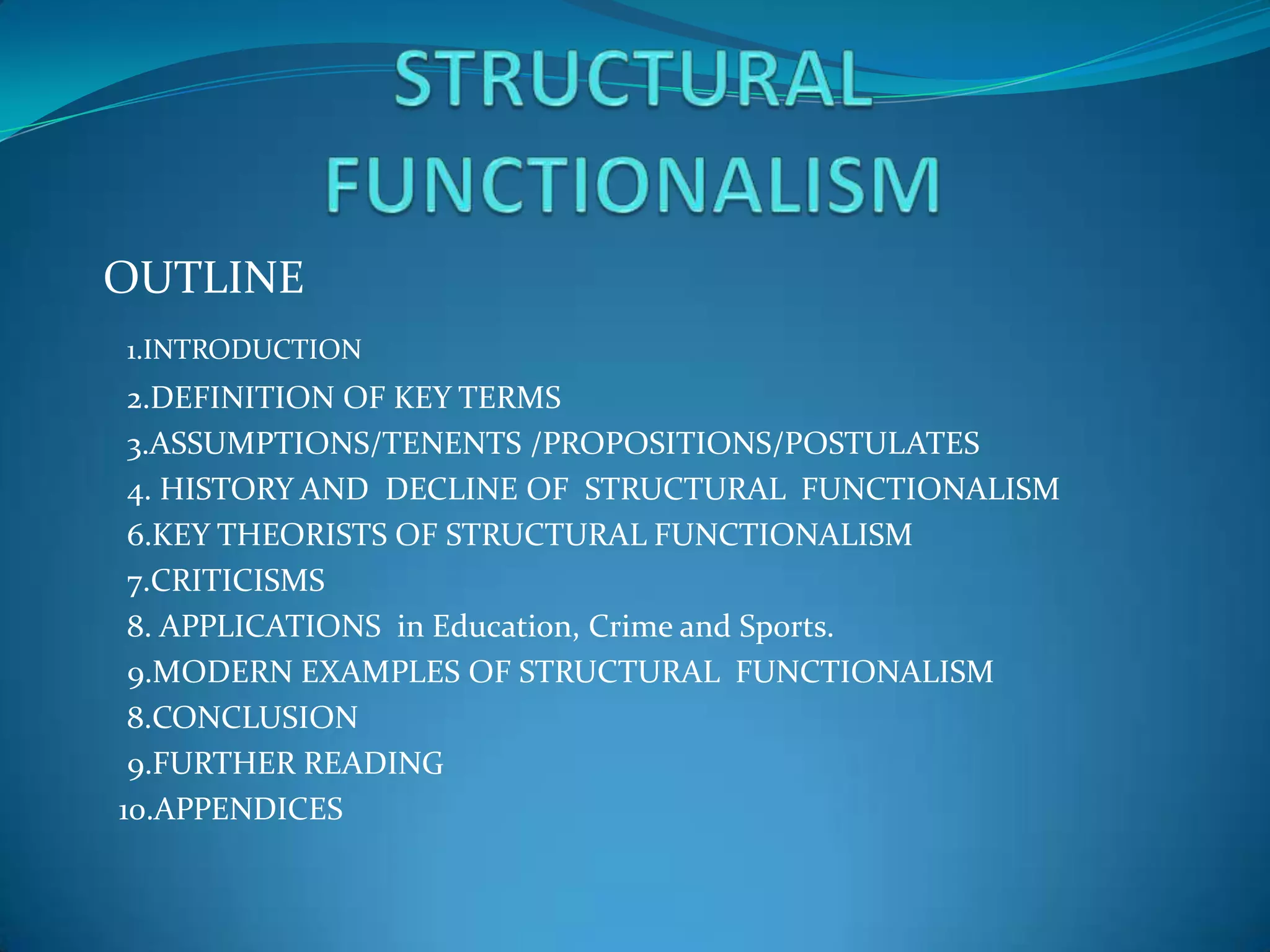 Structural functionalism | PPTX