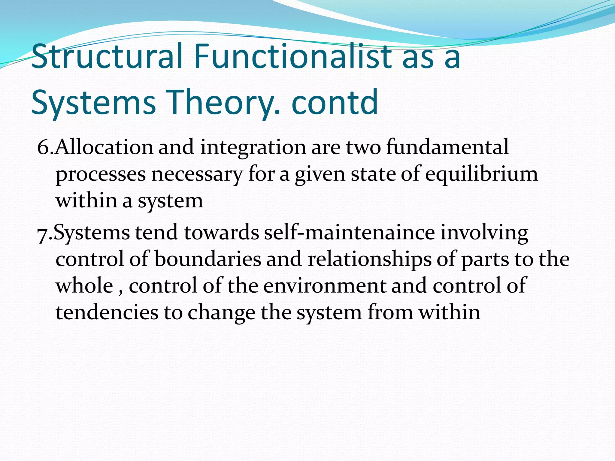 Structural functionalism | PPTX