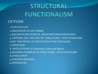 Structural functionalism | PPT