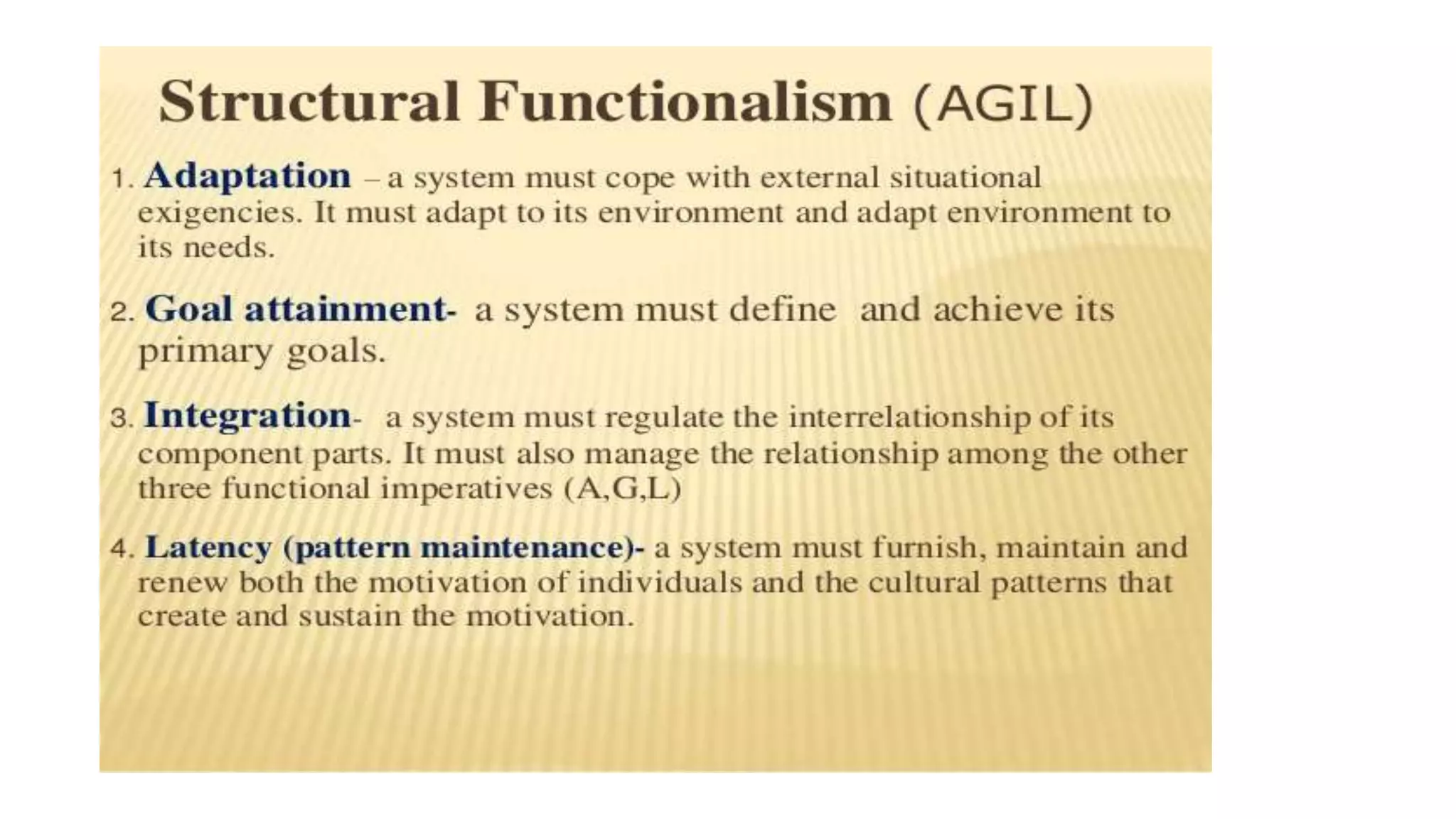 Social dimensions in Education - Structural functionalism | PPTX