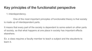 Social dimensions in Education - Structural functionalism | PPTX
