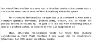 STRUCTURAL FUNCTIONALISM & ITS IMPORTANCE IN EXAMINING SOCIO-ECONOMIC ...