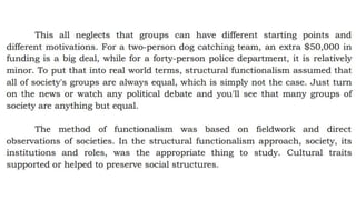STRUCTURAL FUNCTIONALISM & ITS IMPORTANCE IN EXAMINING SOCIO-ECONOMIC.pptx