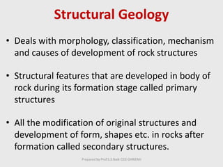 Structural geology | PPTX
