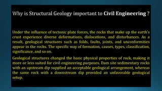 Structural Geology for Civil Engineering | PPT
