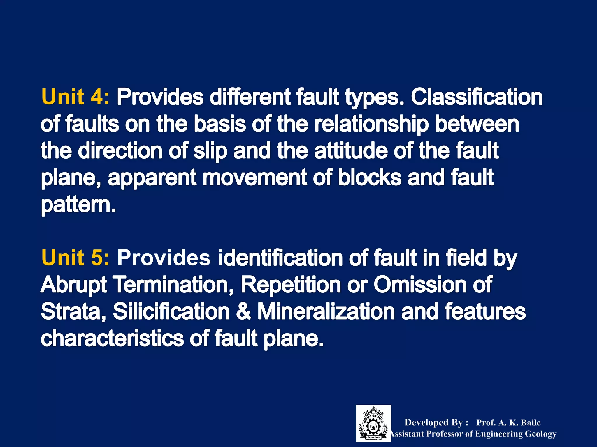 Structural Geology-Fault | PPT