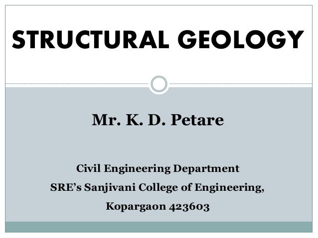 Structural geology | PPTX