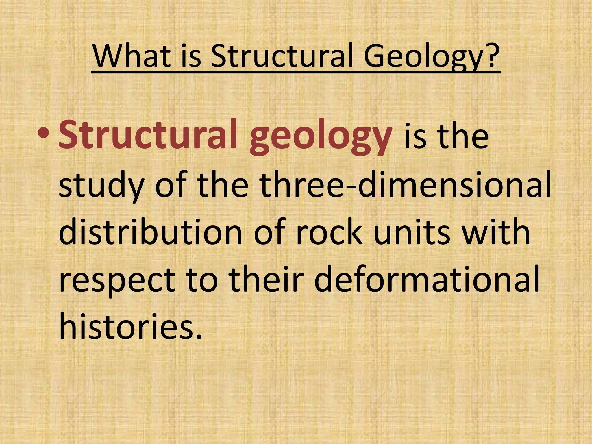 Structural Geology | PPTX