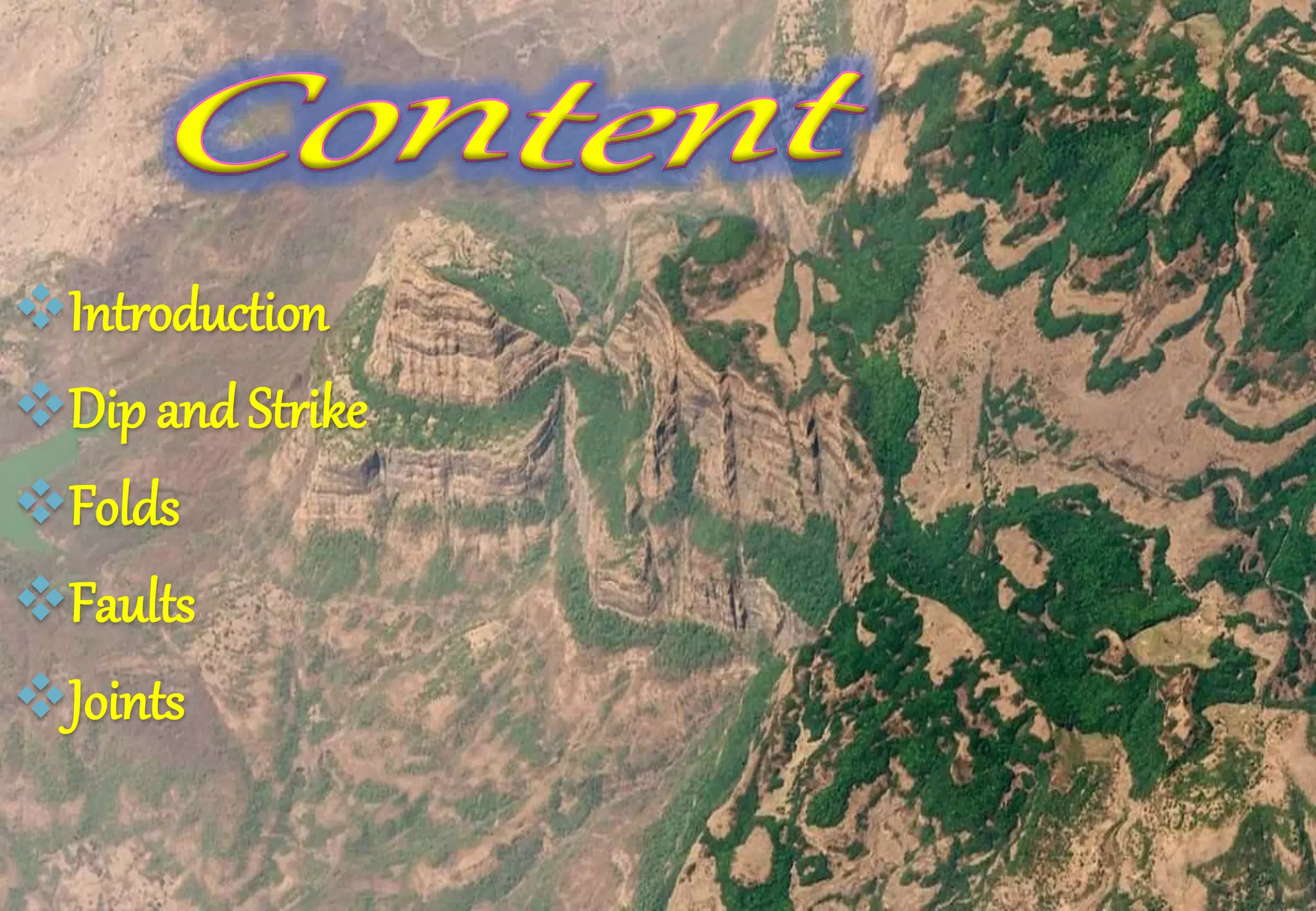 Fault, Fold, Dip, Strike, Joint (Geology) | PPTX