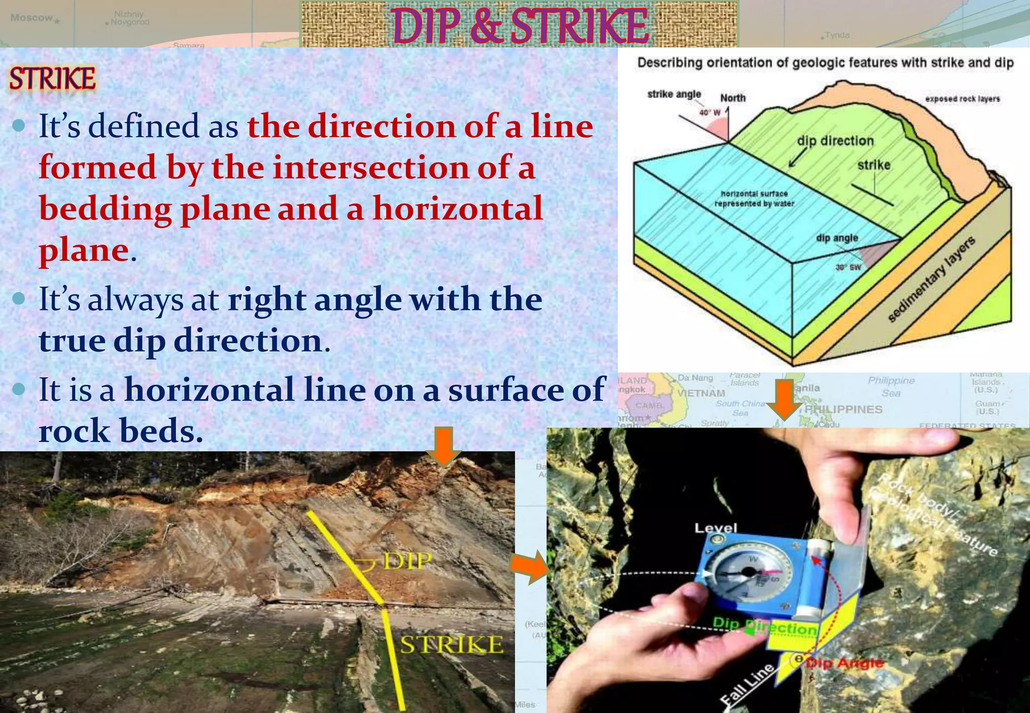 Fault, Fold, Dip, Strike, Joint (Geology) | PPTX