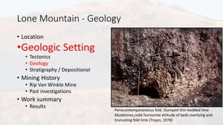 Lone Mountain Geology, History and More | PPT