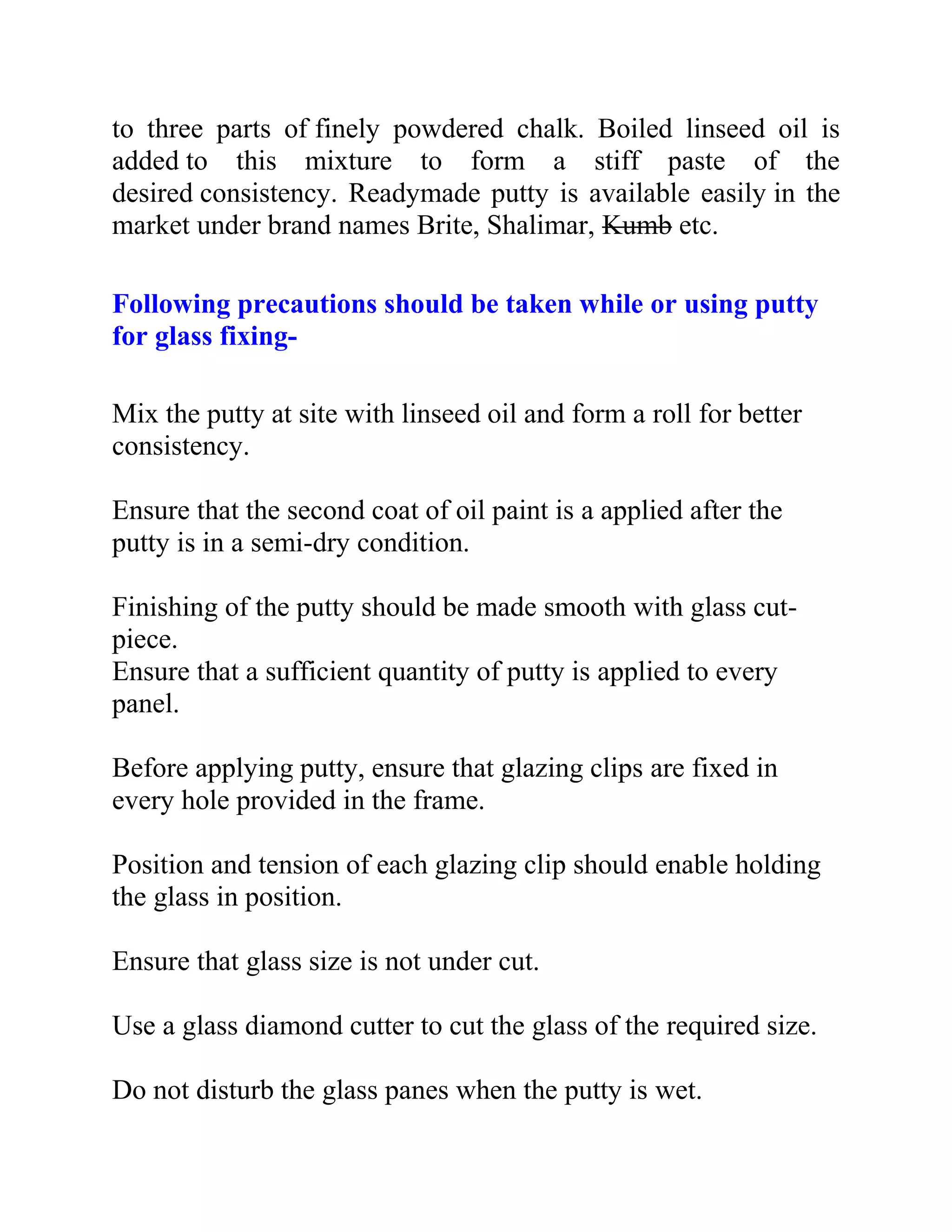 Structural glazing work procedure of glass fixing - types, precaution | PDF
