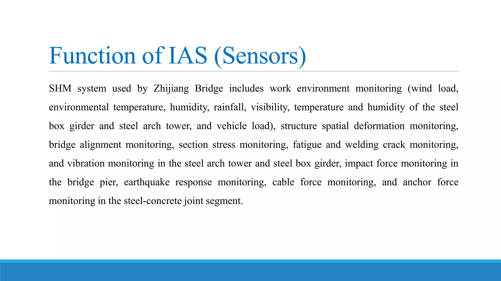 Structural Health Monitoring of a Cable-Supported Zhejiang Bridge | PPTX