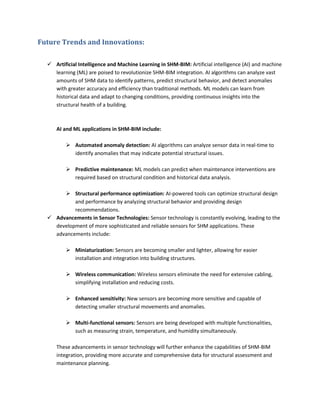 Structural Health Monitoring (SHM) with BIM | PDF