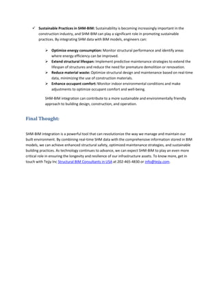 Structural Health Monitoring (SHM) with BIM | PDF