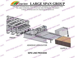 Structural insulated panel gluing pressing laminating machine | PDF
