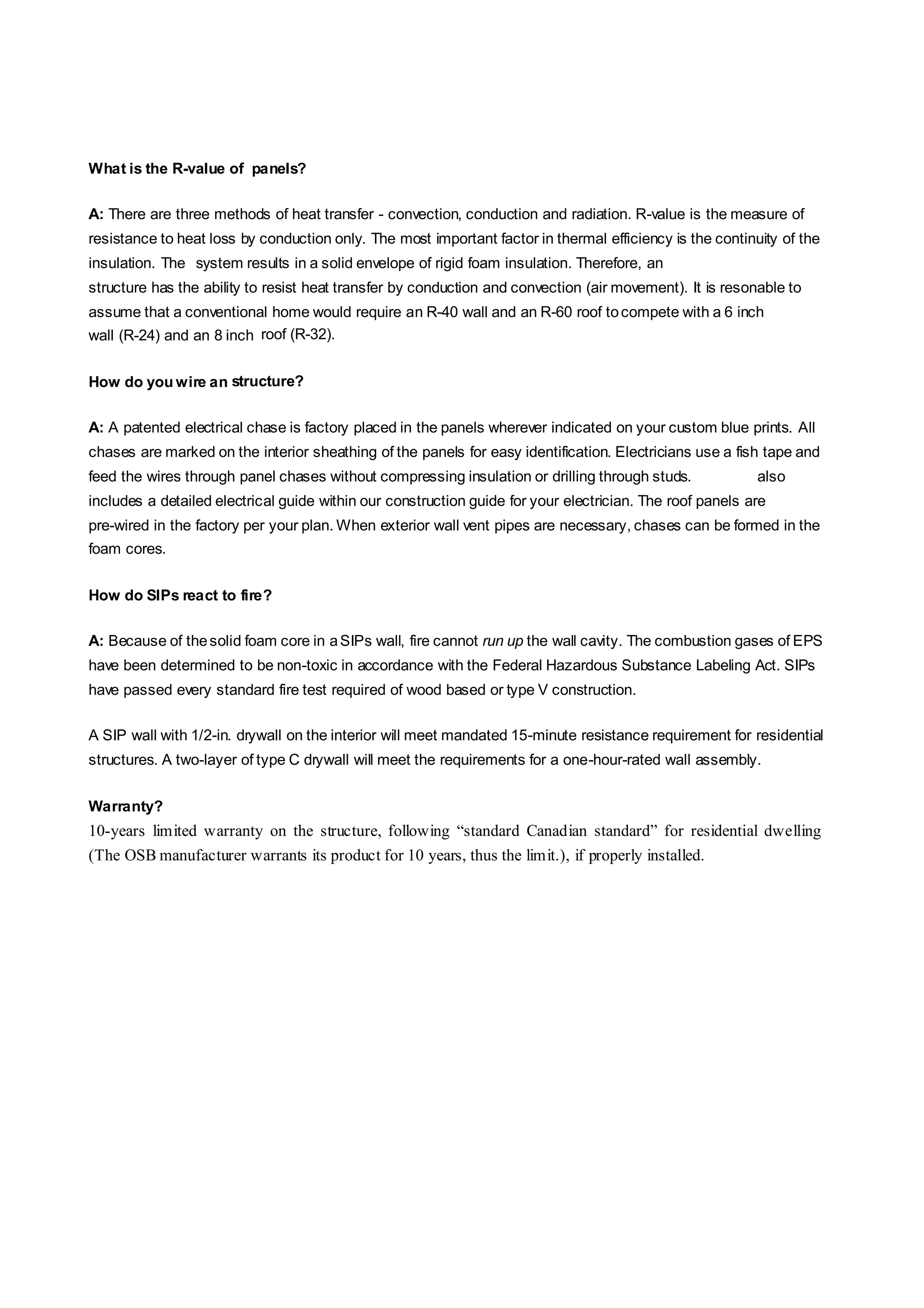 Structural insulated panels sips house technical data | PDF