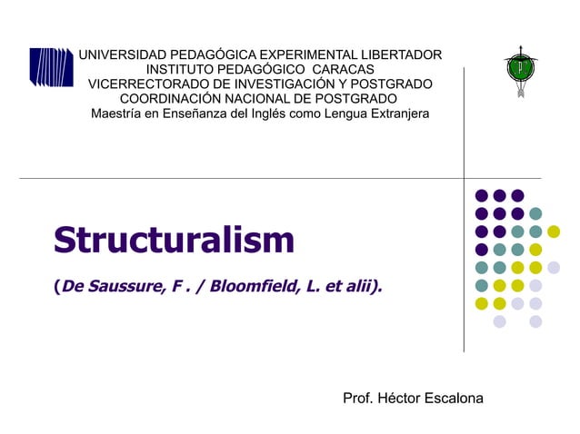 Structuralism | PPT