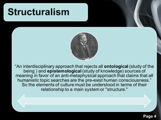 Structuralism | PDF