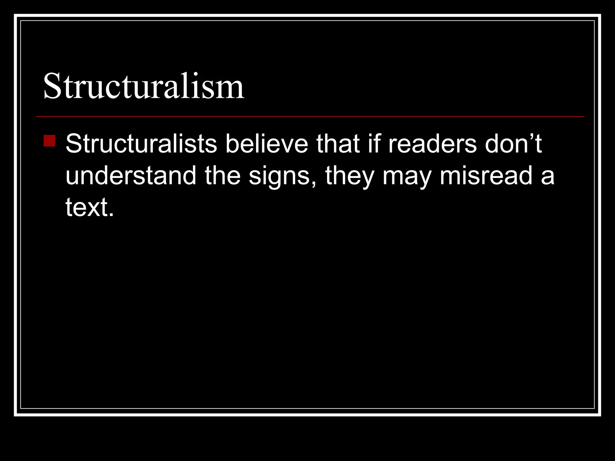Structuralism | PPT