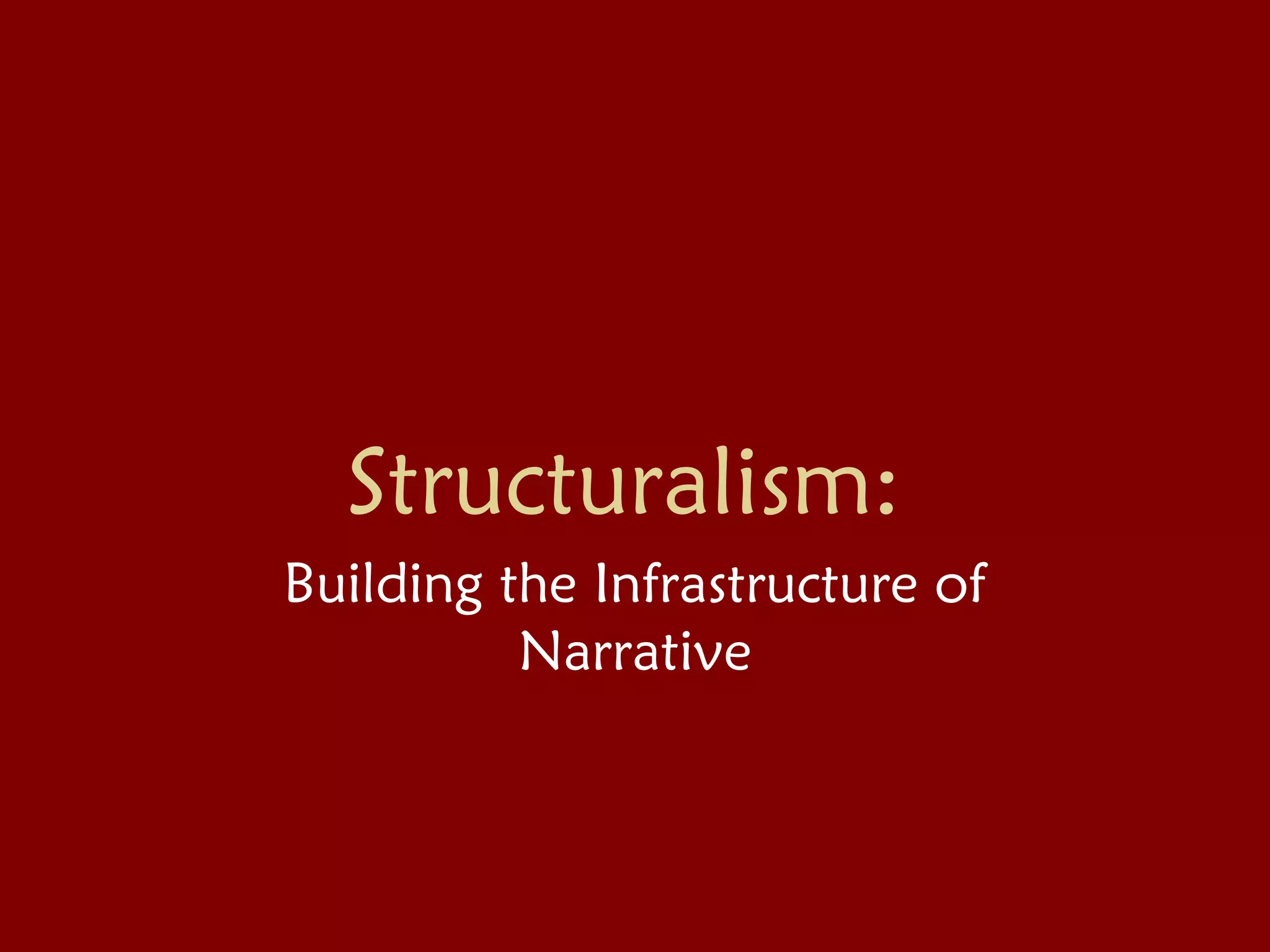 Structuralism | PPT