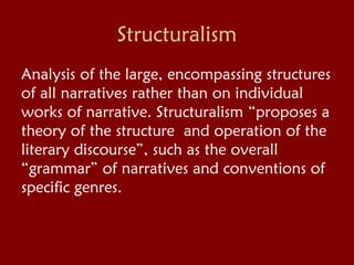 Structuralism | PPT