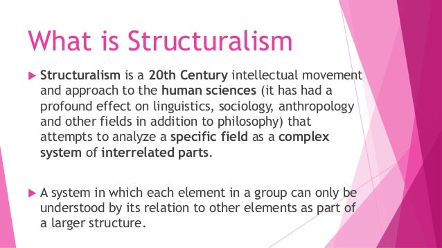 Structuralism part 1