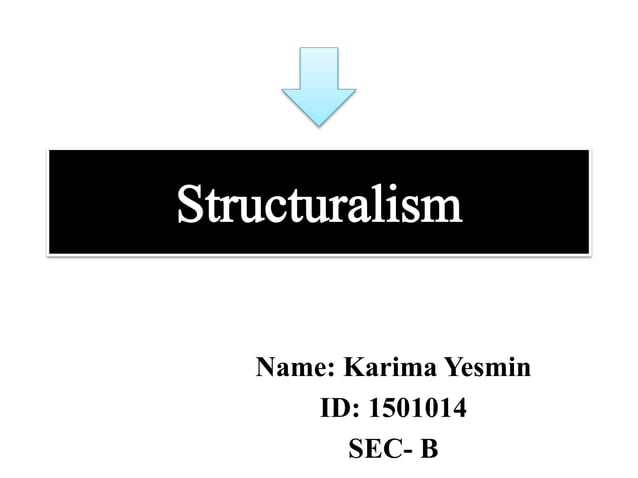 Structuralism | PPTX