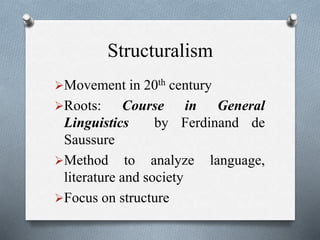 Structuralism | PPTX