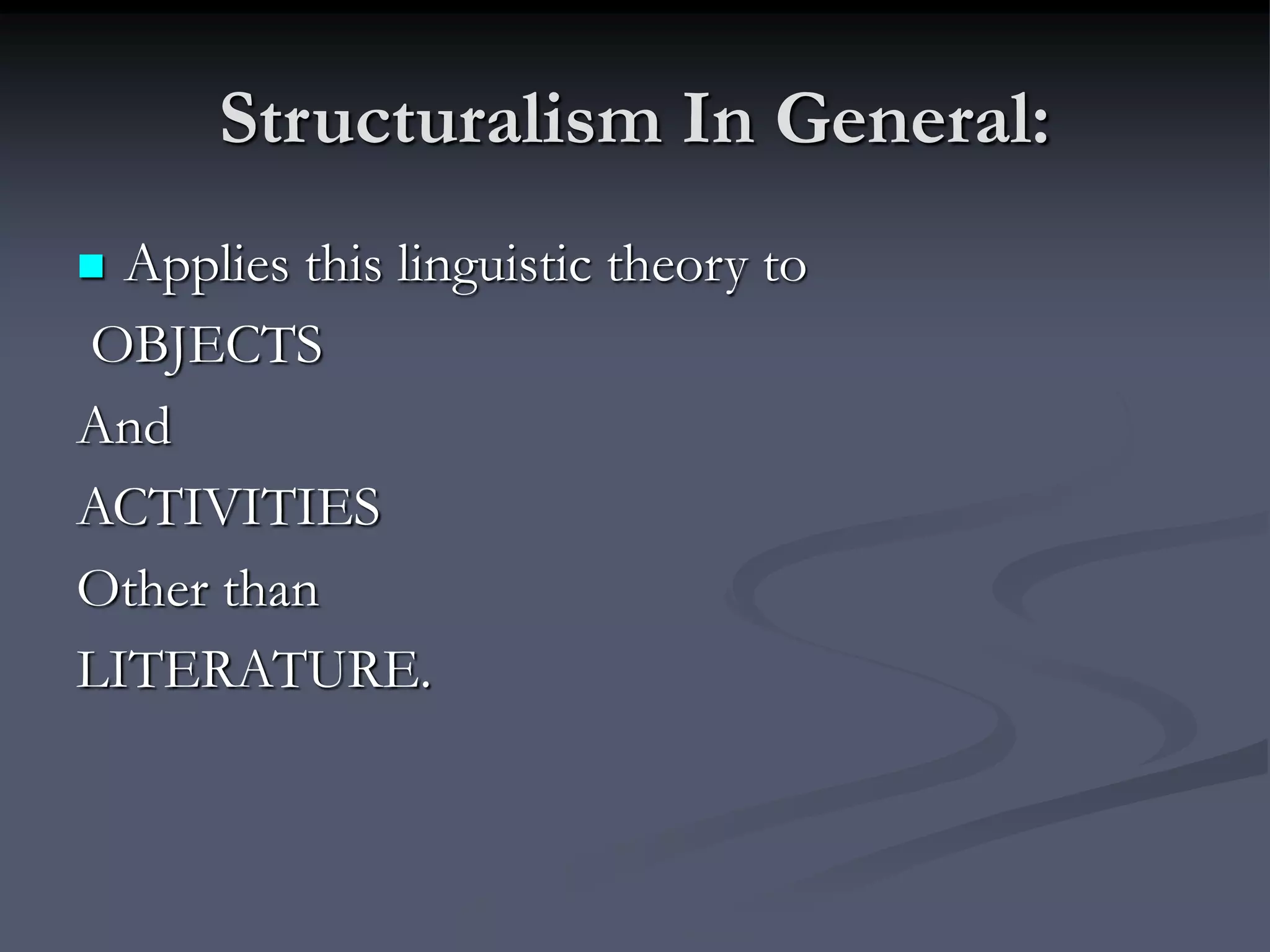 Structuralism | PPT