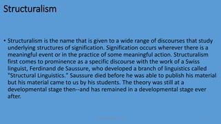 Structuralism | PPT