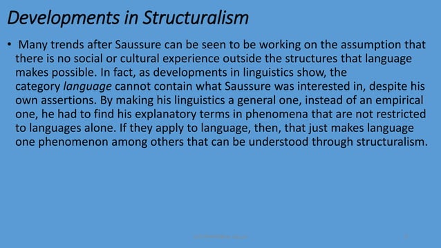 Structuralism | PPT